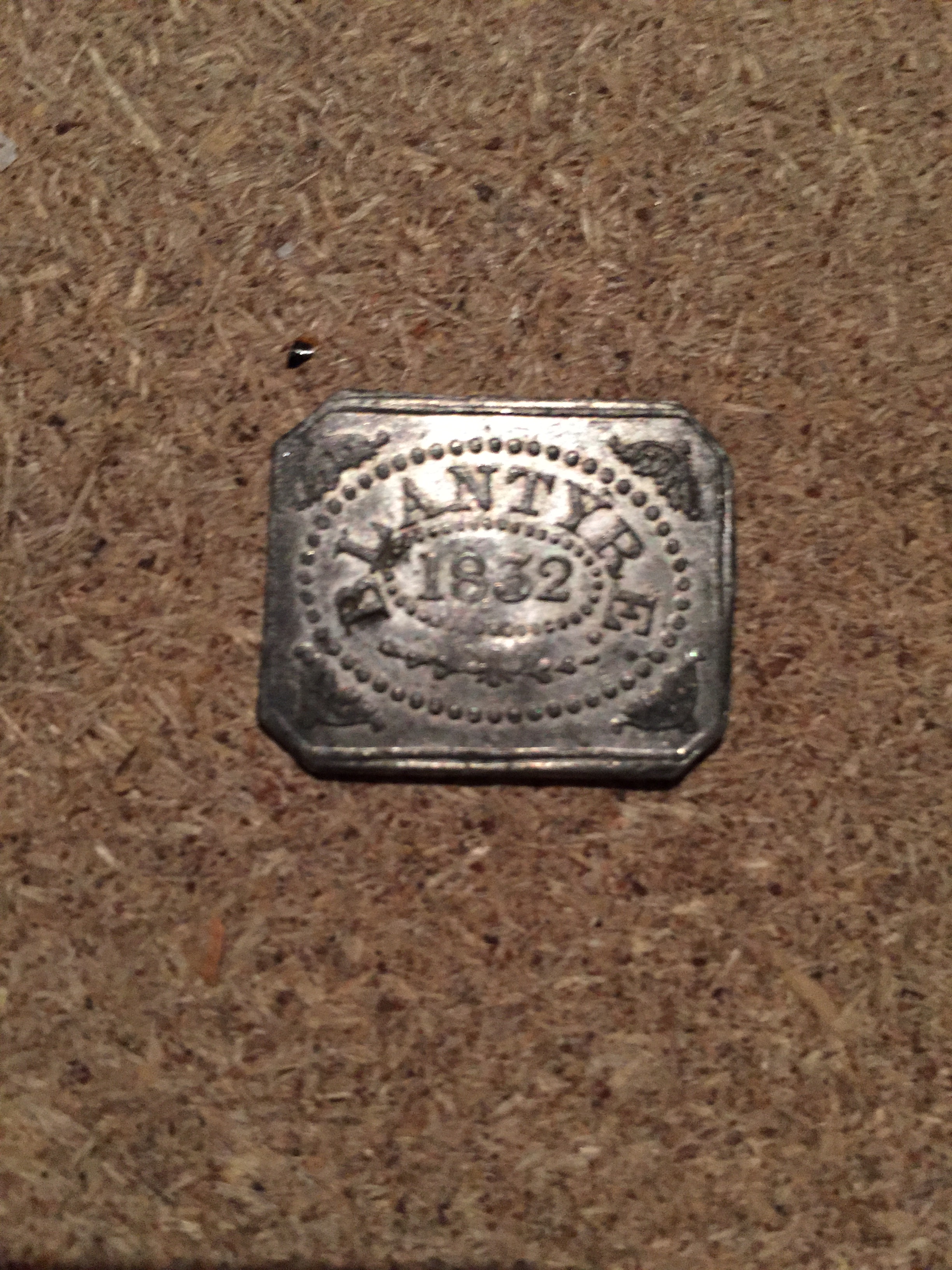 1832 Communion Token Blantyre Parish Church