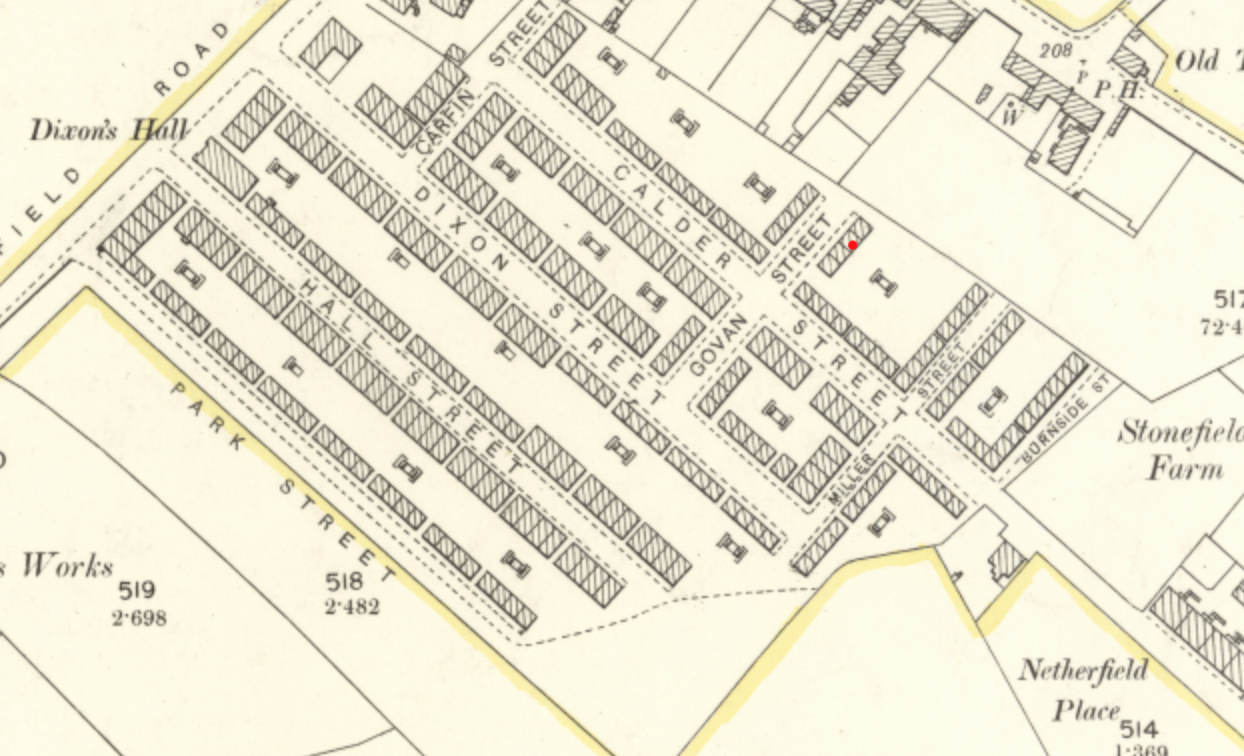 Govan Street 1925 - Blantyre Project - Official History, Lanarkshire