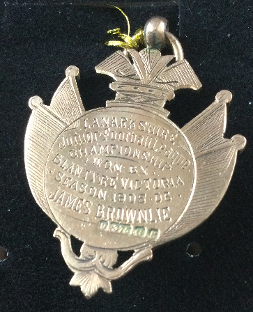 Jimmy Brownlie's Medals, 1905 - Blantyre Project - Official History ...