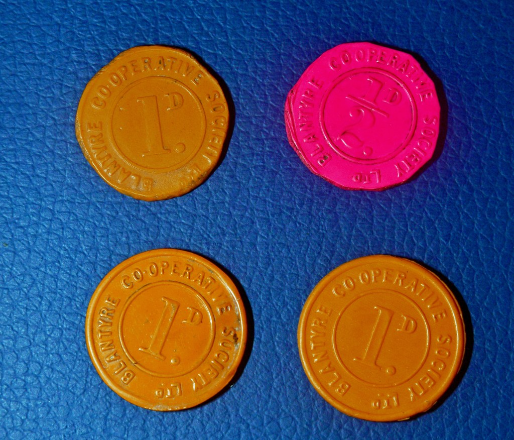 Blantyre Co-op Tokens - Blantyre Project - Official History, Lanarkshire