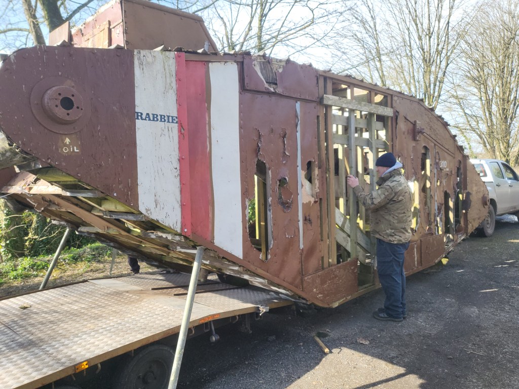 WW1 Replica Tank Restoration - Blantyre Project - Official History ...