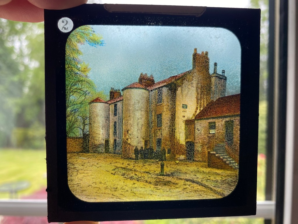 Magic Lantern Slide - Blantyre Project - Official History, Lanarkshire