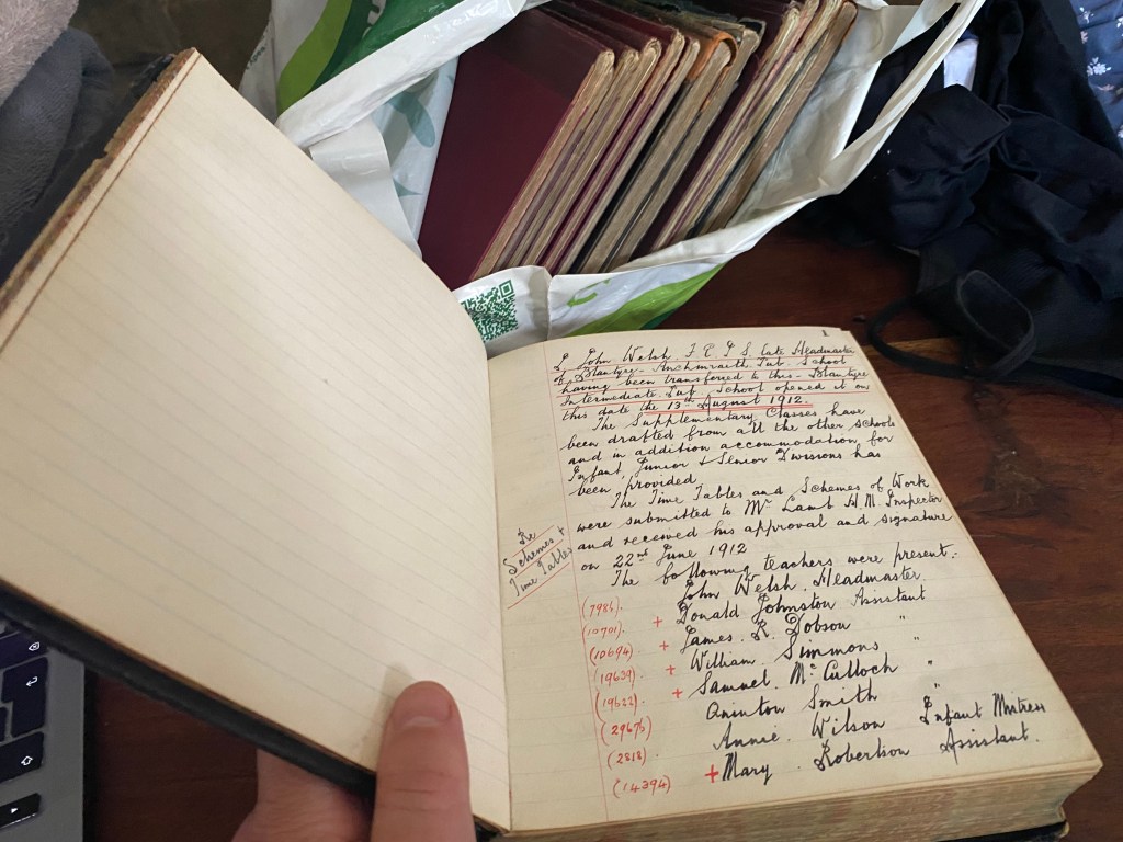 Calder Street Log Book & Registers - Blantyre Project - Official ...